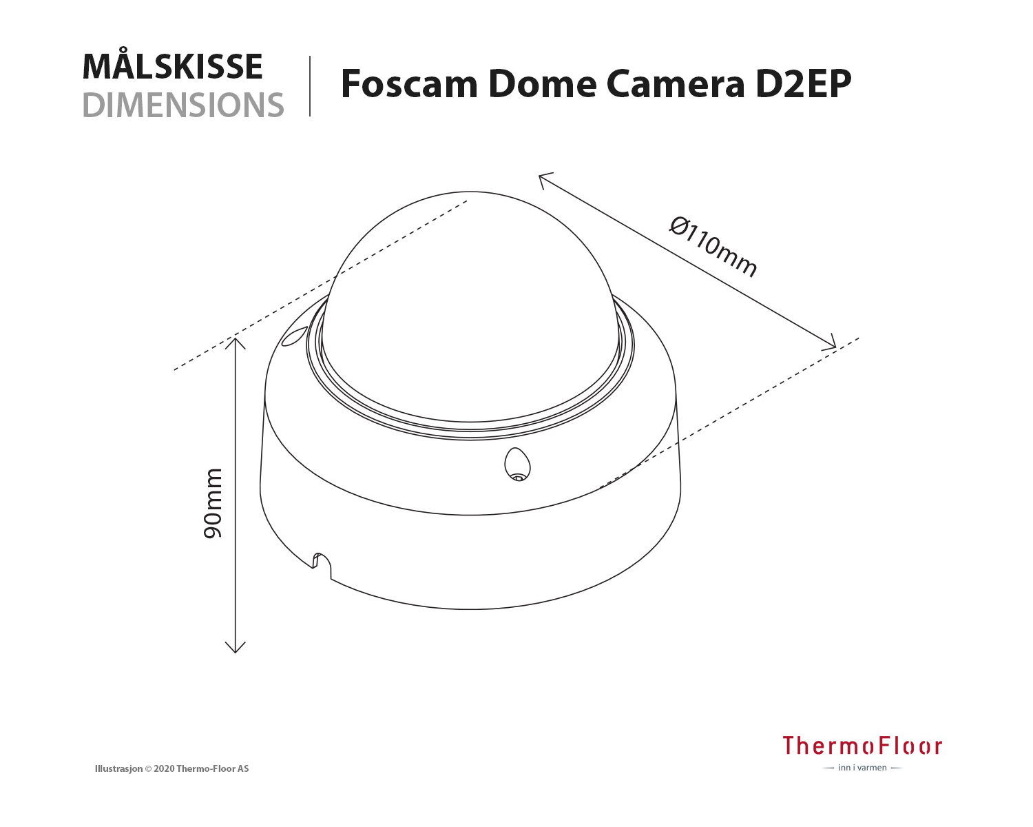 Dome Camera Dimensions at Jo Ellzey blog